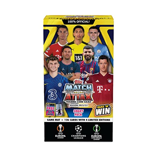 UEFA Champions League Match Attax 2021/22 TCG Collection Smart Pack I ...