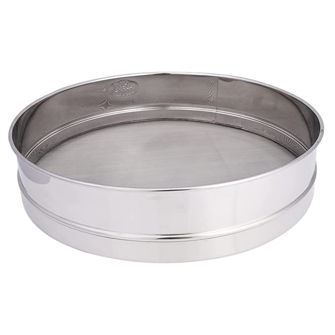 Fine Mesh Sieve Chhanni Chalni for Kitchen. (23 cm Dia) – GonaKart ...