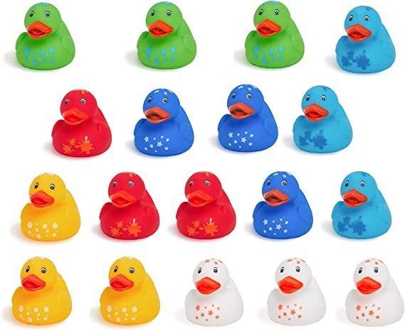 Rubber Floater Baby Showers Duck for Kids – 18PCS – GonaKart International