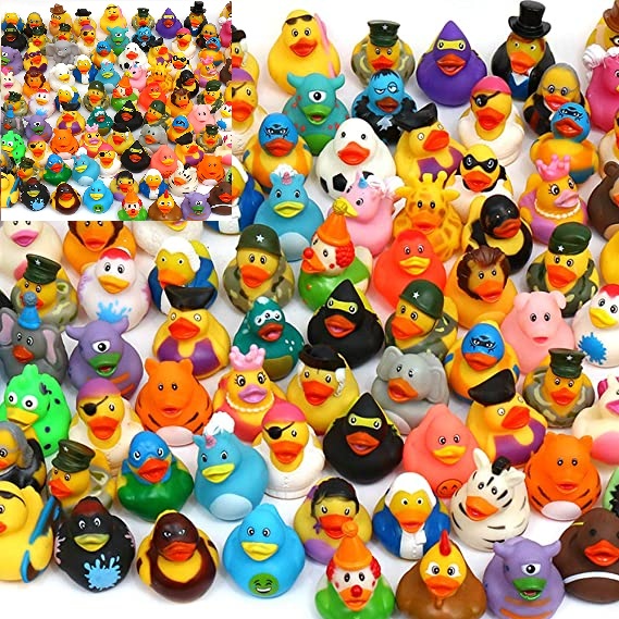Rubber Floater Baby Showers Duck for Kids – 50PCS – GonaKart International