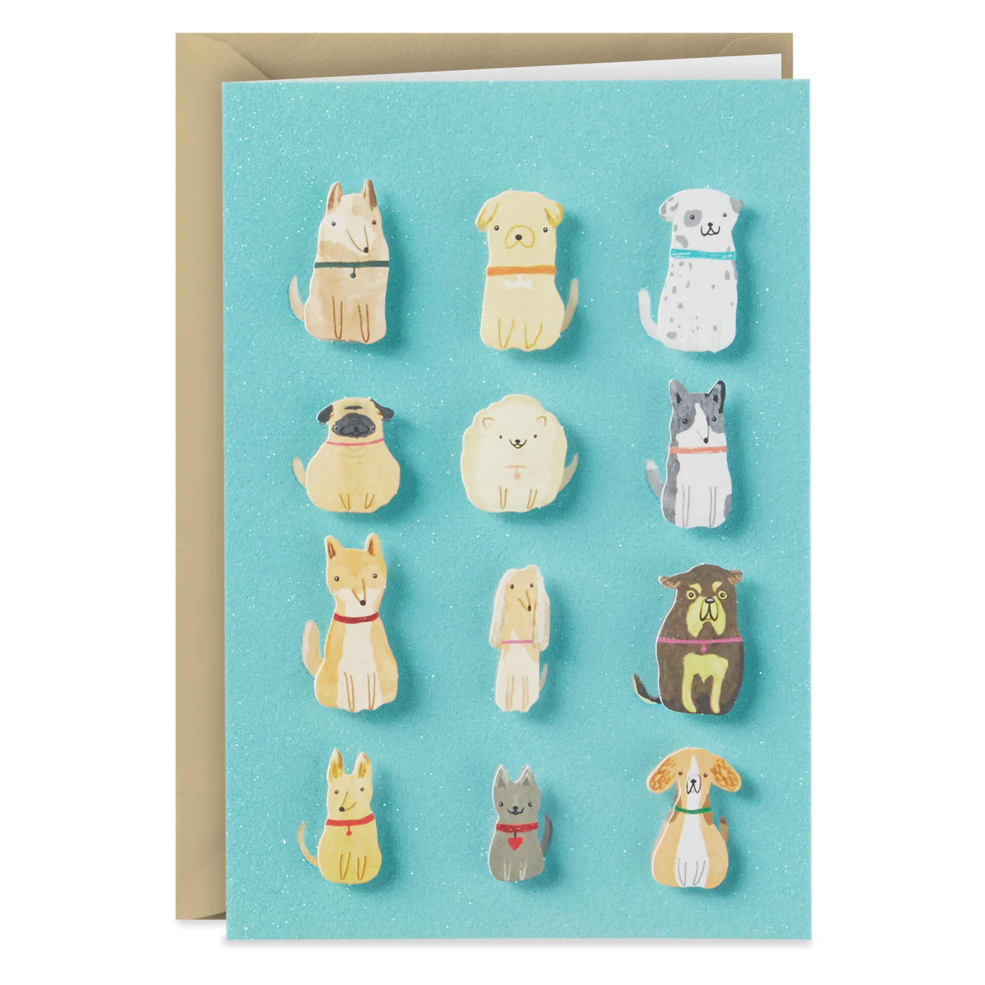 A Dozen Dogs Blank Card – GonaKart International