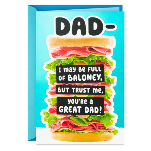 Food Funny Birthday Card for Dad – GonaKart International