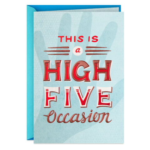 A High Five Occasion Blank Congratulations Card – GonaKart International