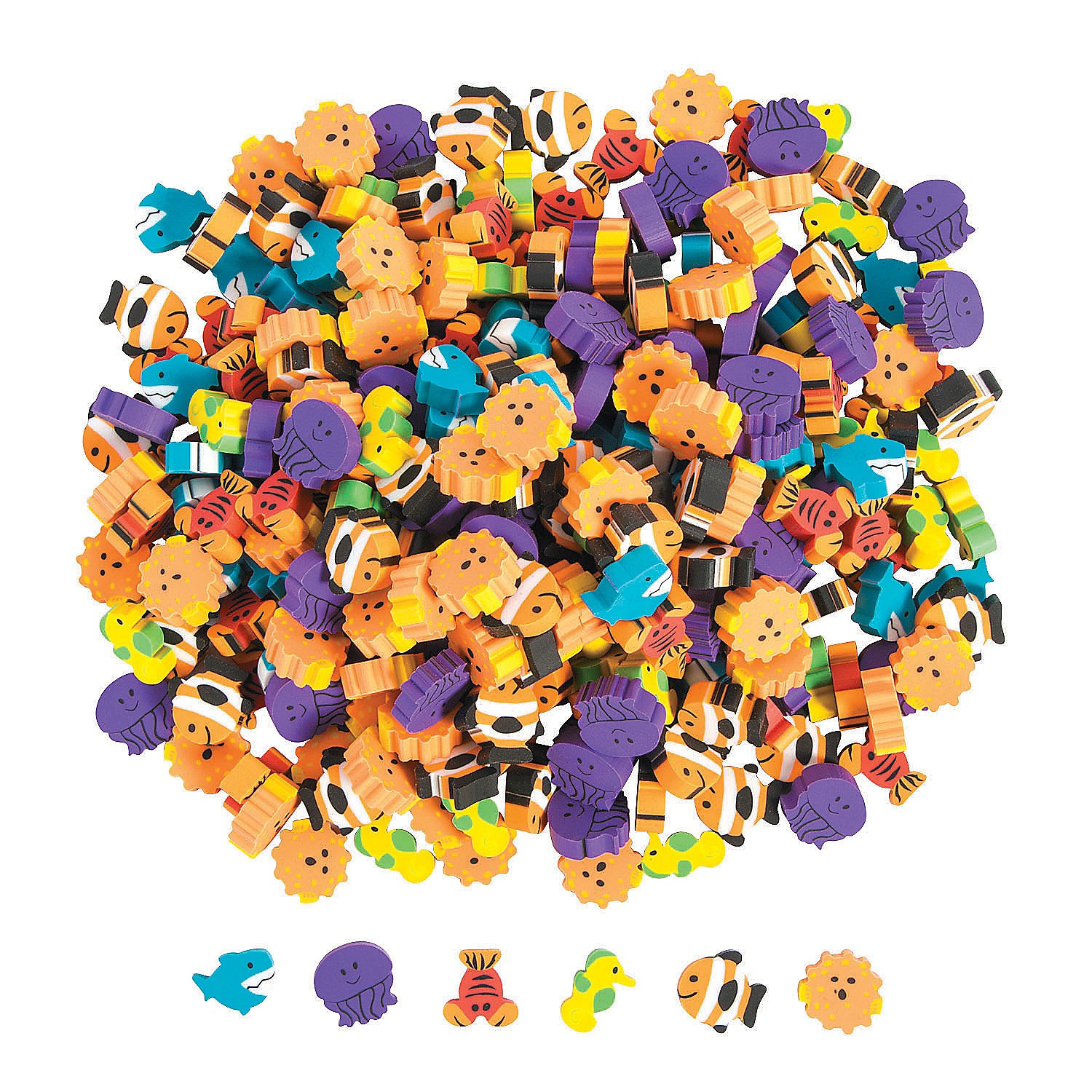Bulk 300 Pc. Sea Life Eraser Assortment – GonaKart International