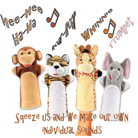 Talking Animal Hand Puppets by Animal House-(4) – GonaKart International