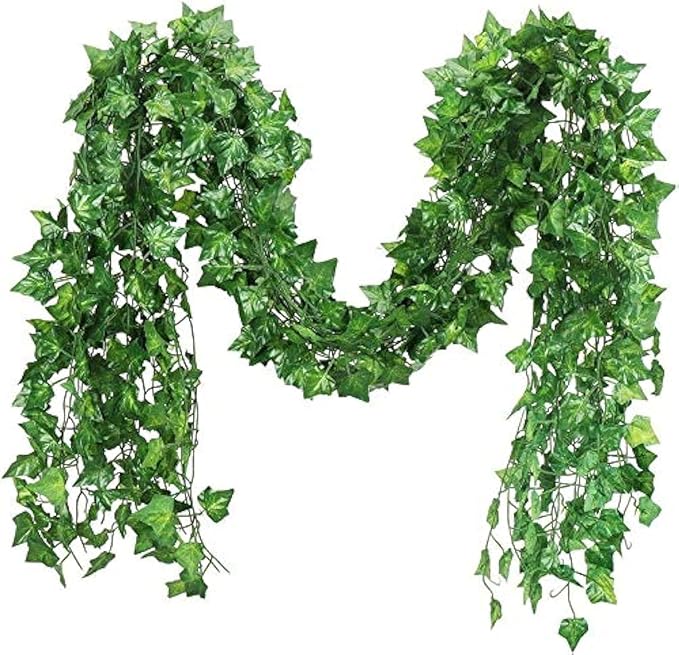 Plastic Creepers, Artificial Ivy Garlands Leafs Creepers Silk Greenery ...