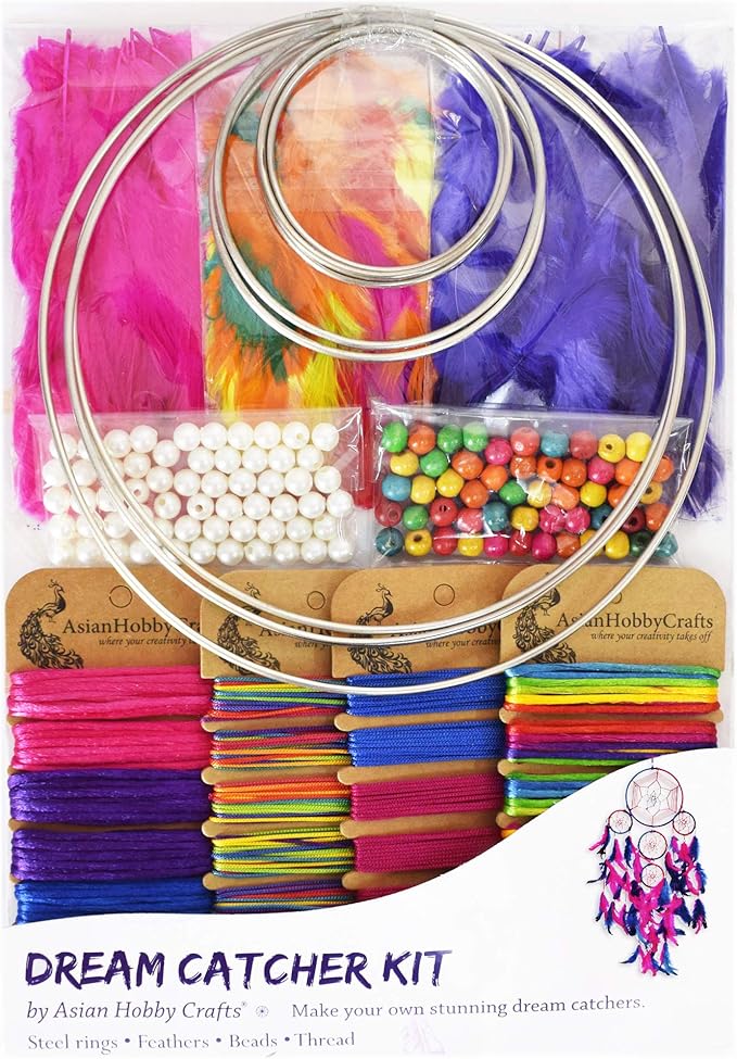 Asian Hobby Crafts DIY Dream Catcher Kit (Large) – GonaKart International